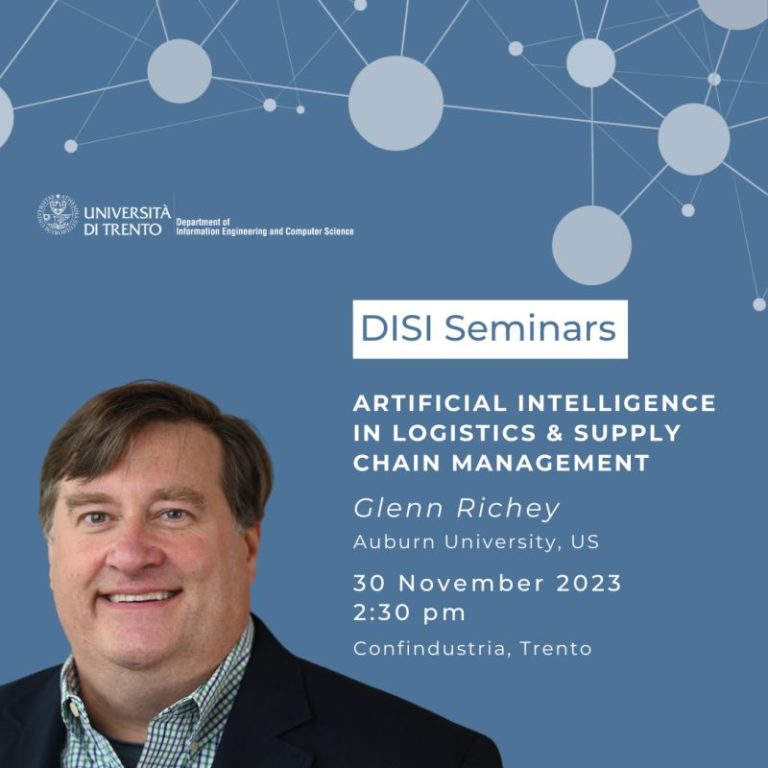 Seminar by Prof. Robert Glenn Richey – Ingegneria Gestionale DISI